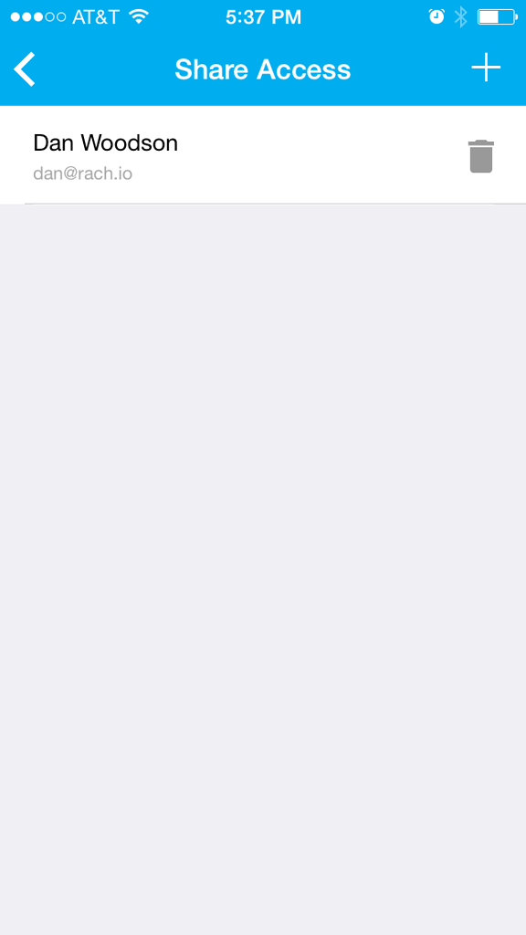 Unsharing a shared device - Archive - Rachio Community