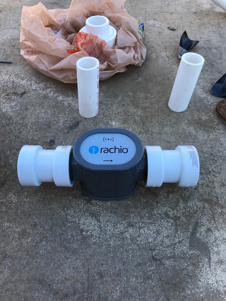 My underground install of wireless Flow Meter - Wireless Flow Meter ...