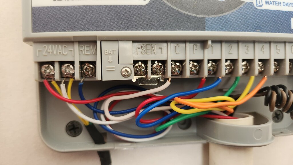 Water in irrigation control box - Wiring - Rachio Community