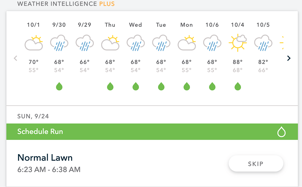 Confusing Home Screen - Feedback - Rachio Community