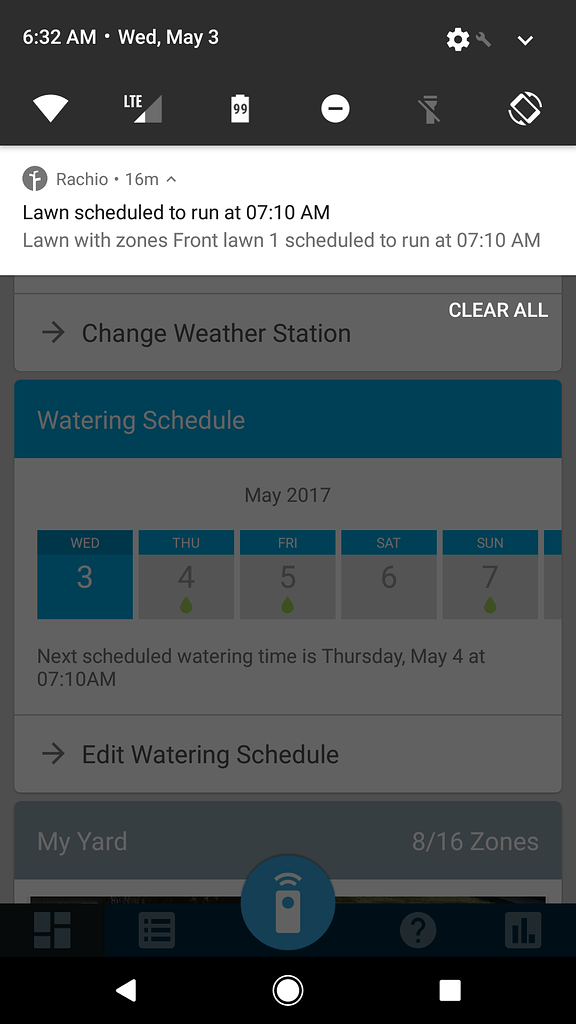 Android app not displaying watering schedule correctly - Archive ... Android app not displaying watering schedule correctly - Archive ...